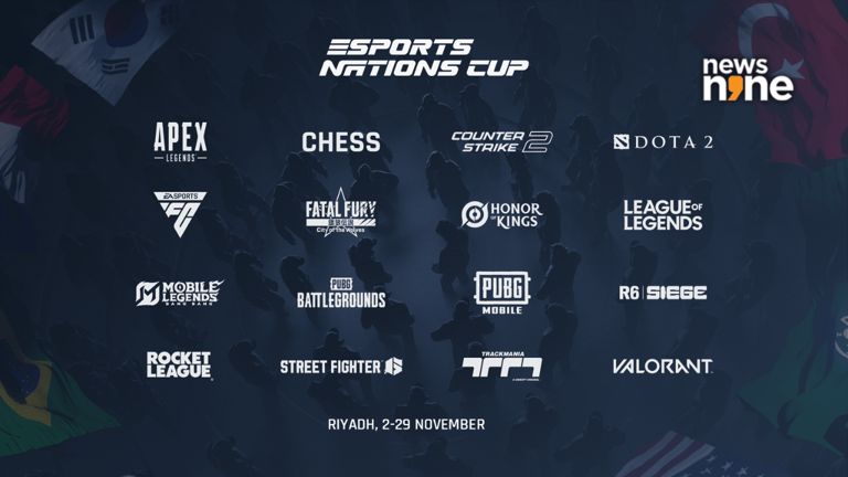 Esports Nations Cup 2026 reveals full game list from PUBG to Valorant