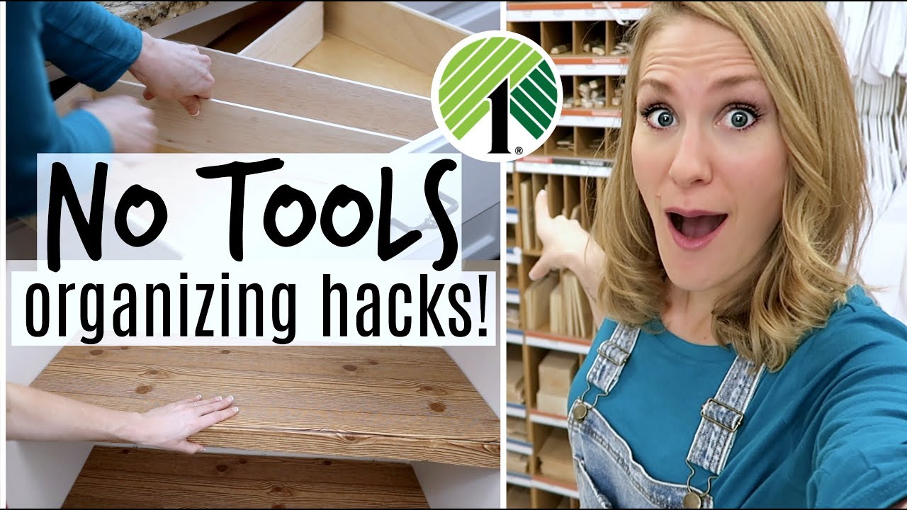 Make custom organizers on a budget! Easy DIY ideas for drawers & shelves