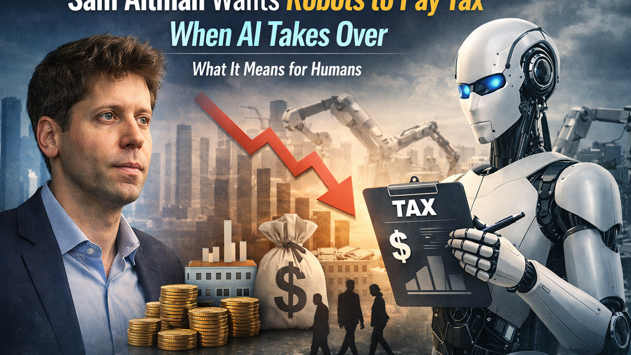 If AI takes over, Sam Altman says robots should be taxed—here’s why