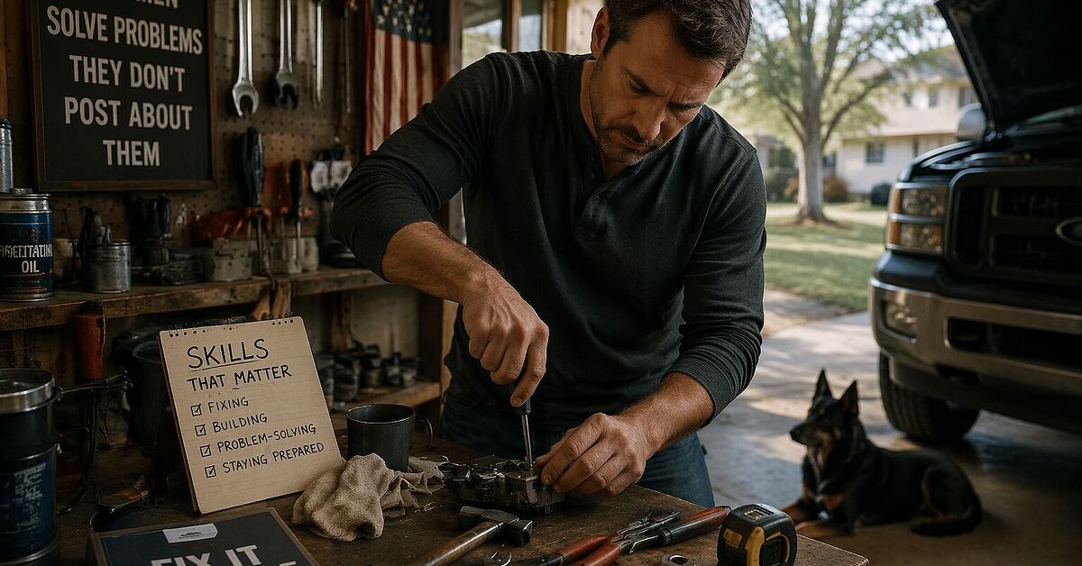 Real men are losing survival skills