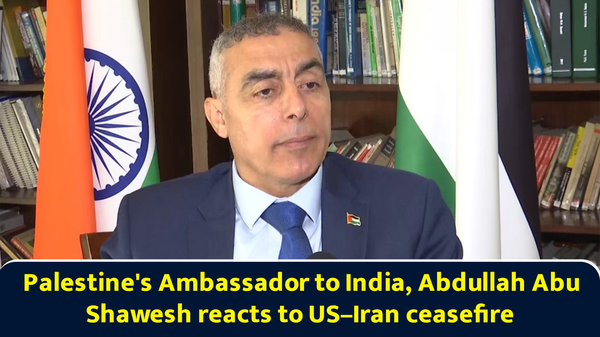 Palestine's ambassador to India, Abdullah Abu Shawesh reacts to US–Iran ...
