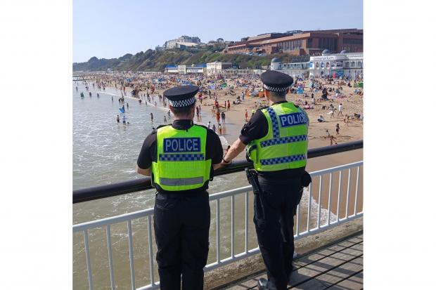 Children arrested after incident at Bournemouth beach