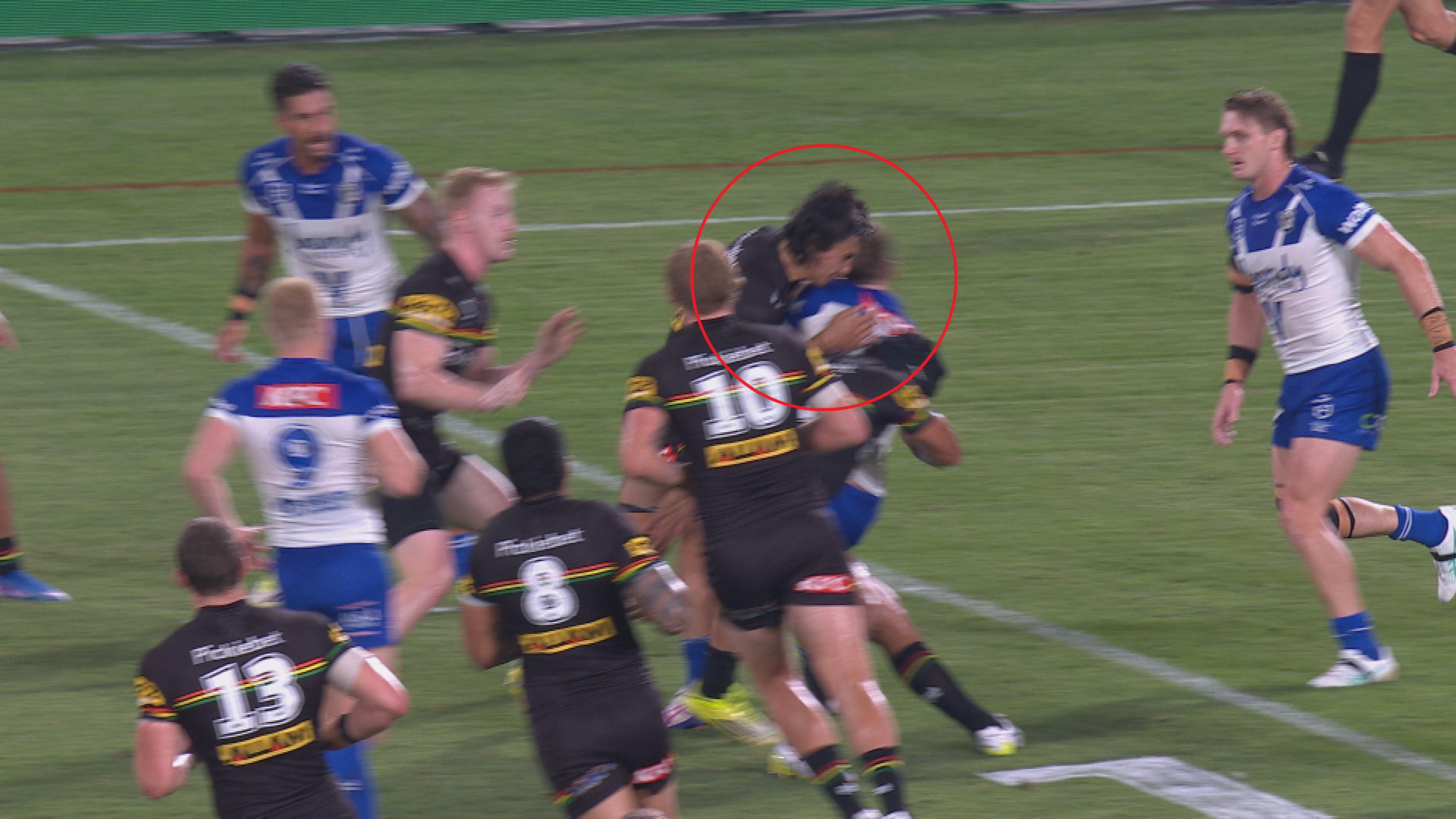 Panthers young gun banned for high shot that broke rival's jaw