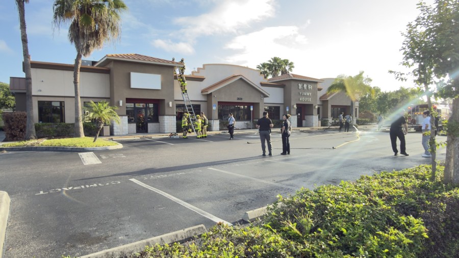 Westbound lanes reopened on Hillsborough Ave after restaurant fire