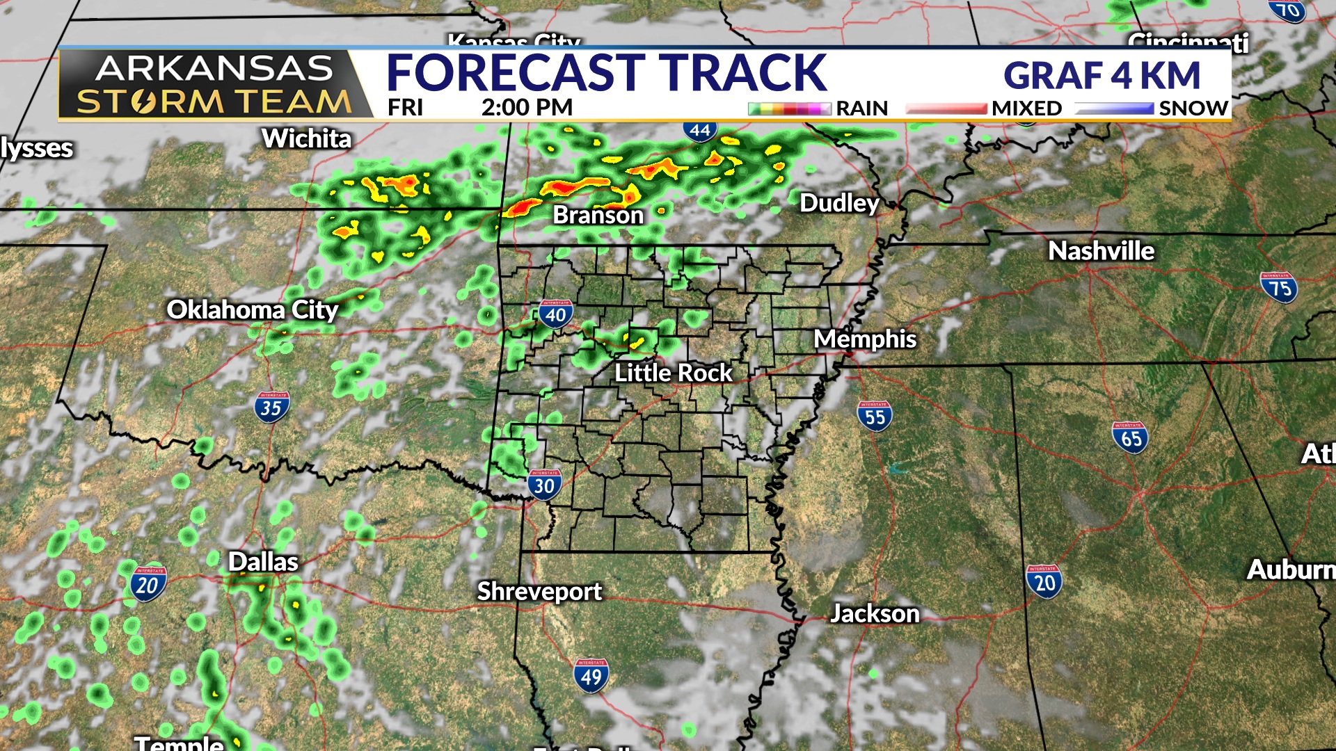 Warmer each day; rain chances in sight