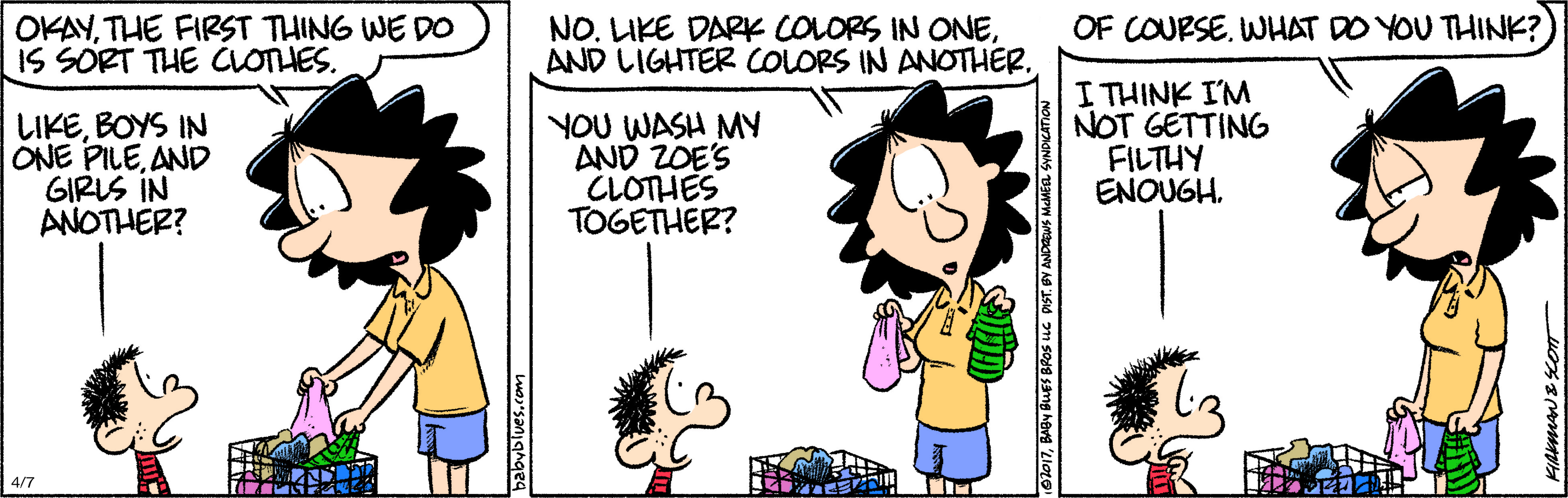 Baby Blues by Rick Kirkman and Jerry Scott