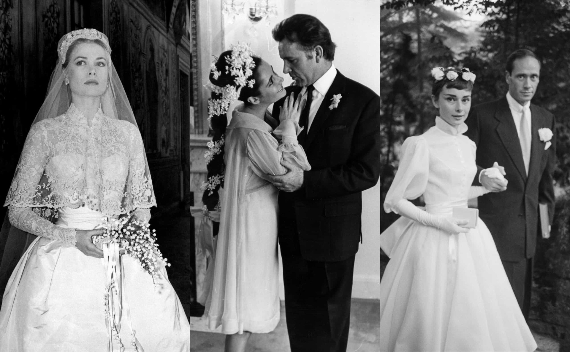 Vintage wedding photos of celebs from yesteryear