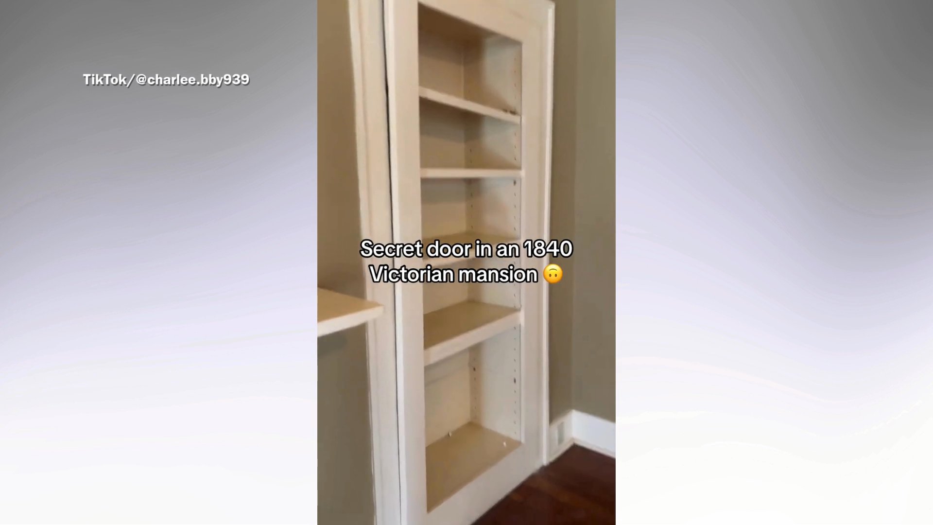 Realtor in shock as she discovers secret door hidden in 1840s mansion