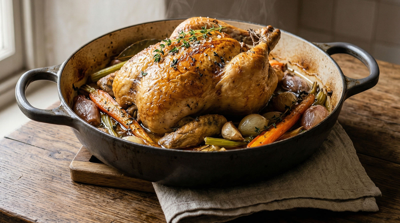 This old French chicken recipe is too good not to try! Simple and delicious