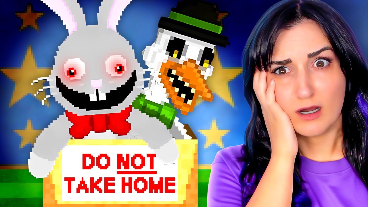 I brought home a creepy bunny toy 😱