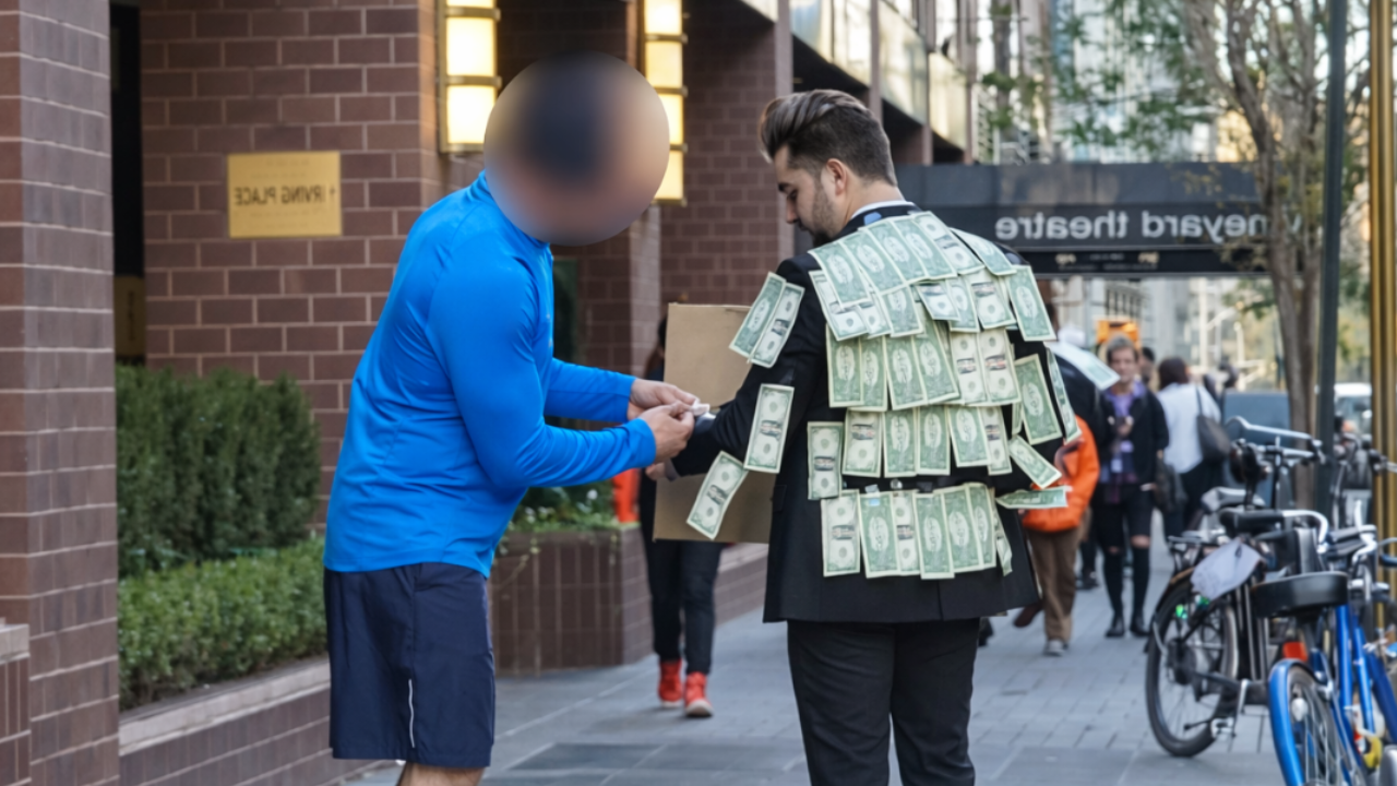 This experiment tests how people react to free money