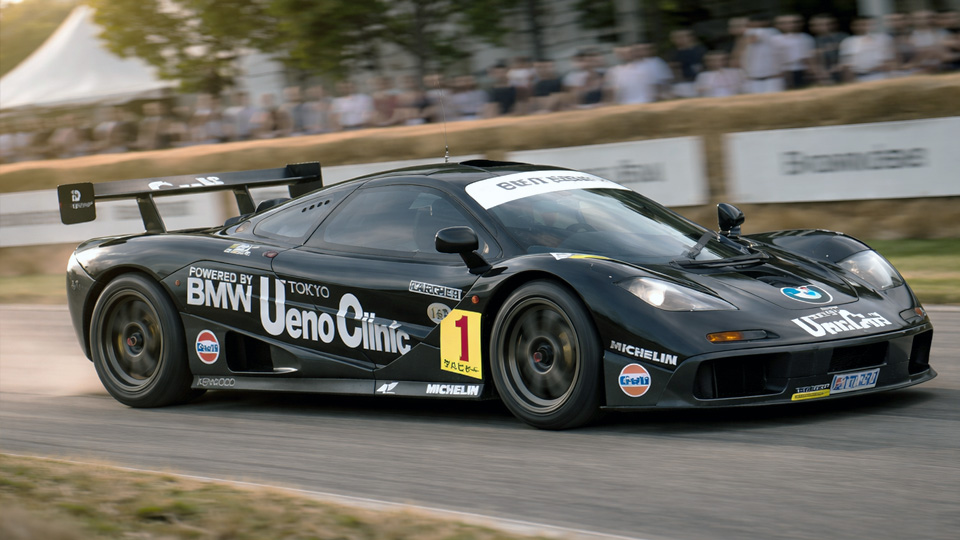 How loud is the BMW 2 6.0L in the F1 GTR Longtail?