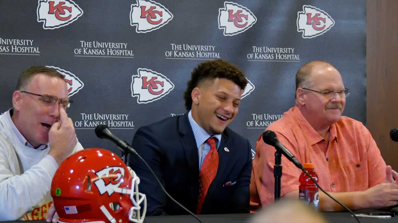 Chiefs’ Patrick Mahomes has hilarious take on NFL draft memory