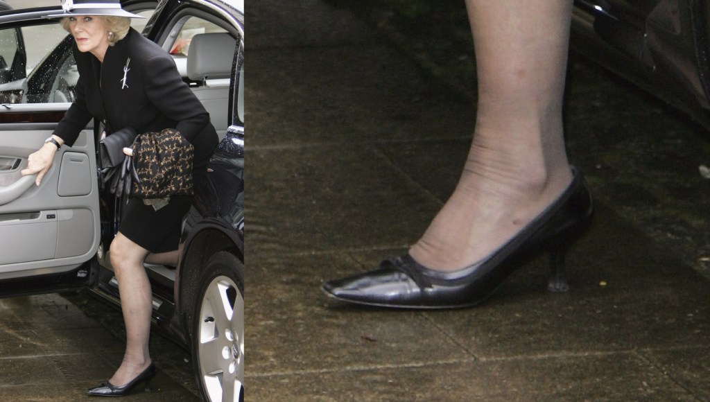 Sarah Jessica Parker's cage heels take focus during Queen Camilla's visit