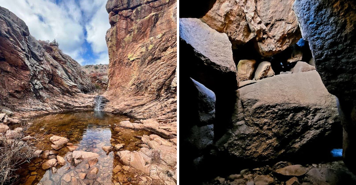 This picturesque Oklahoma trail takes you through granite boulders ...