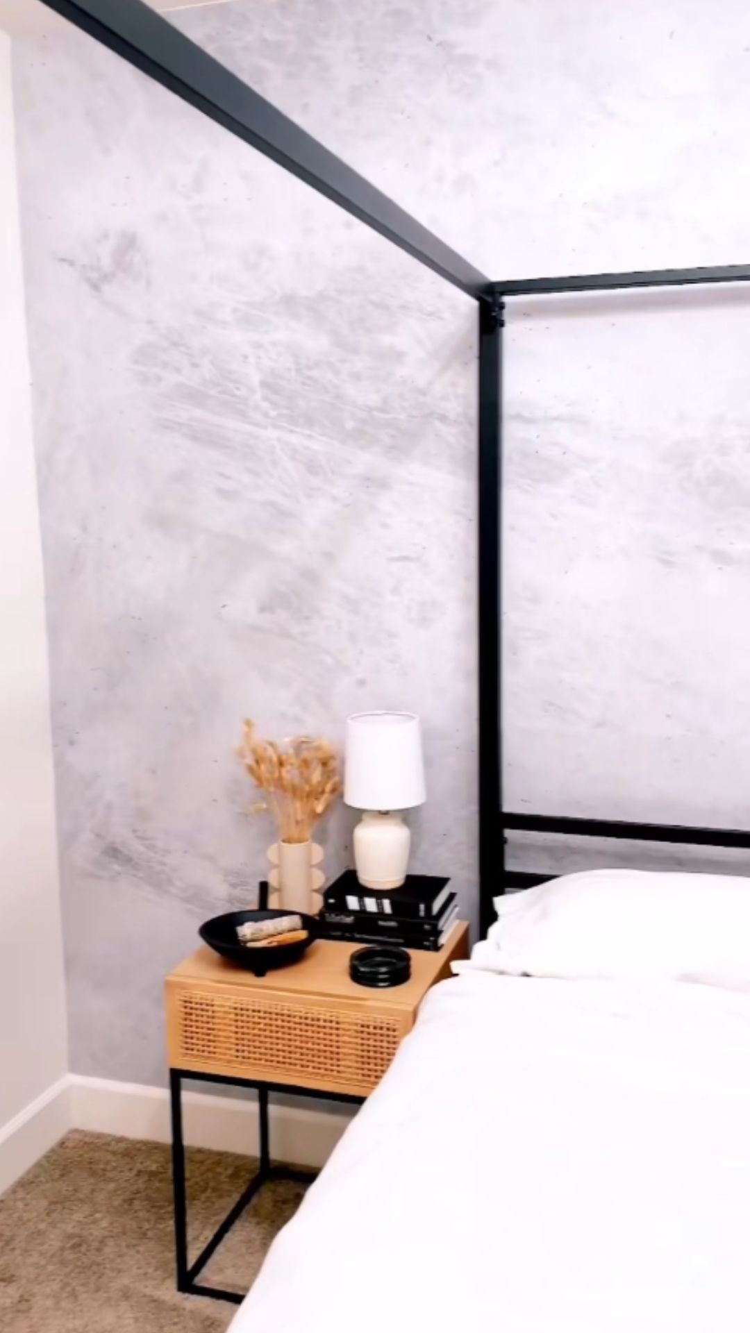 Easy concrete wall look Manhattan wallpaper tips and tricks