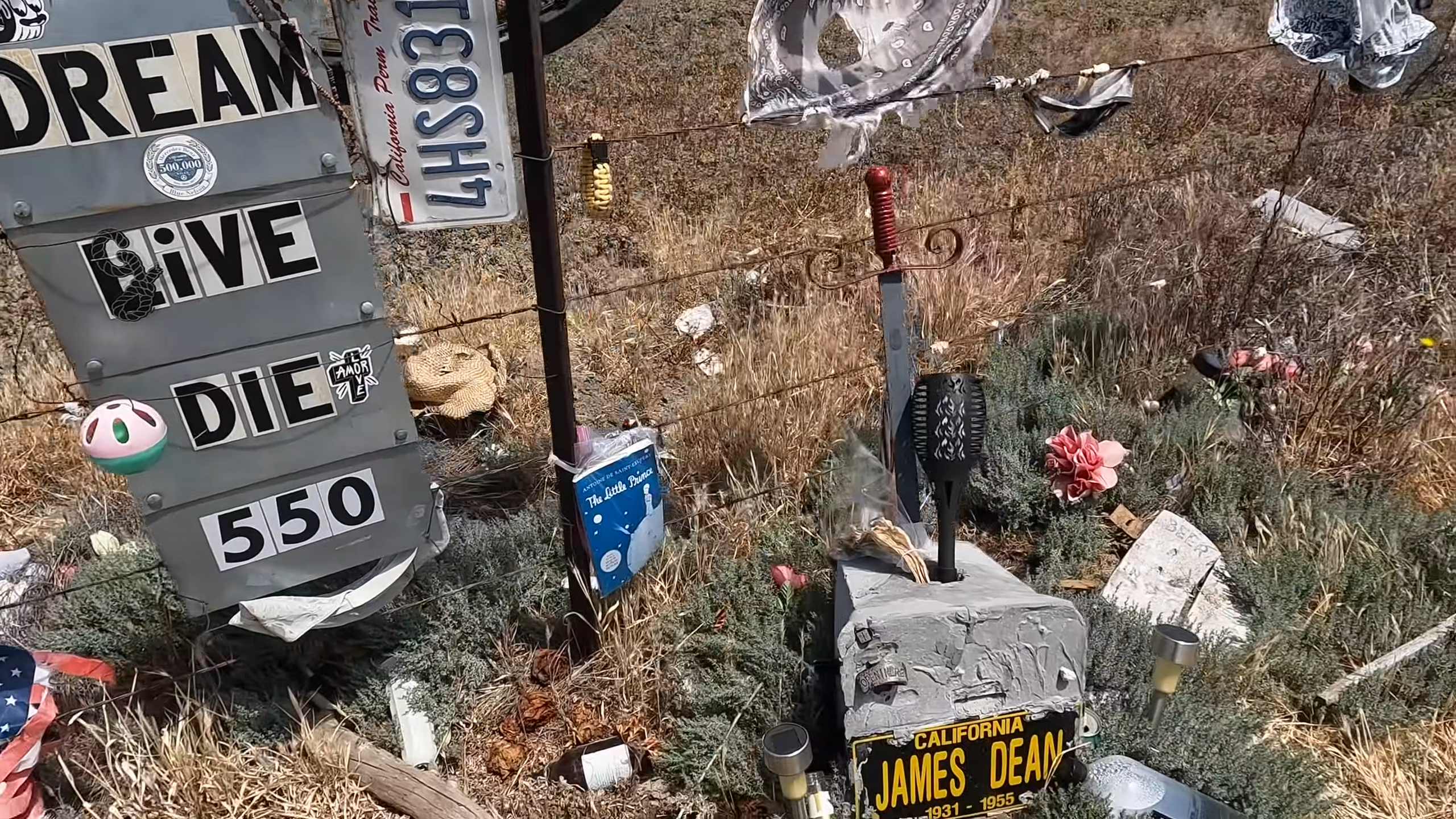 James Dean made one last stop... then died minutes later
