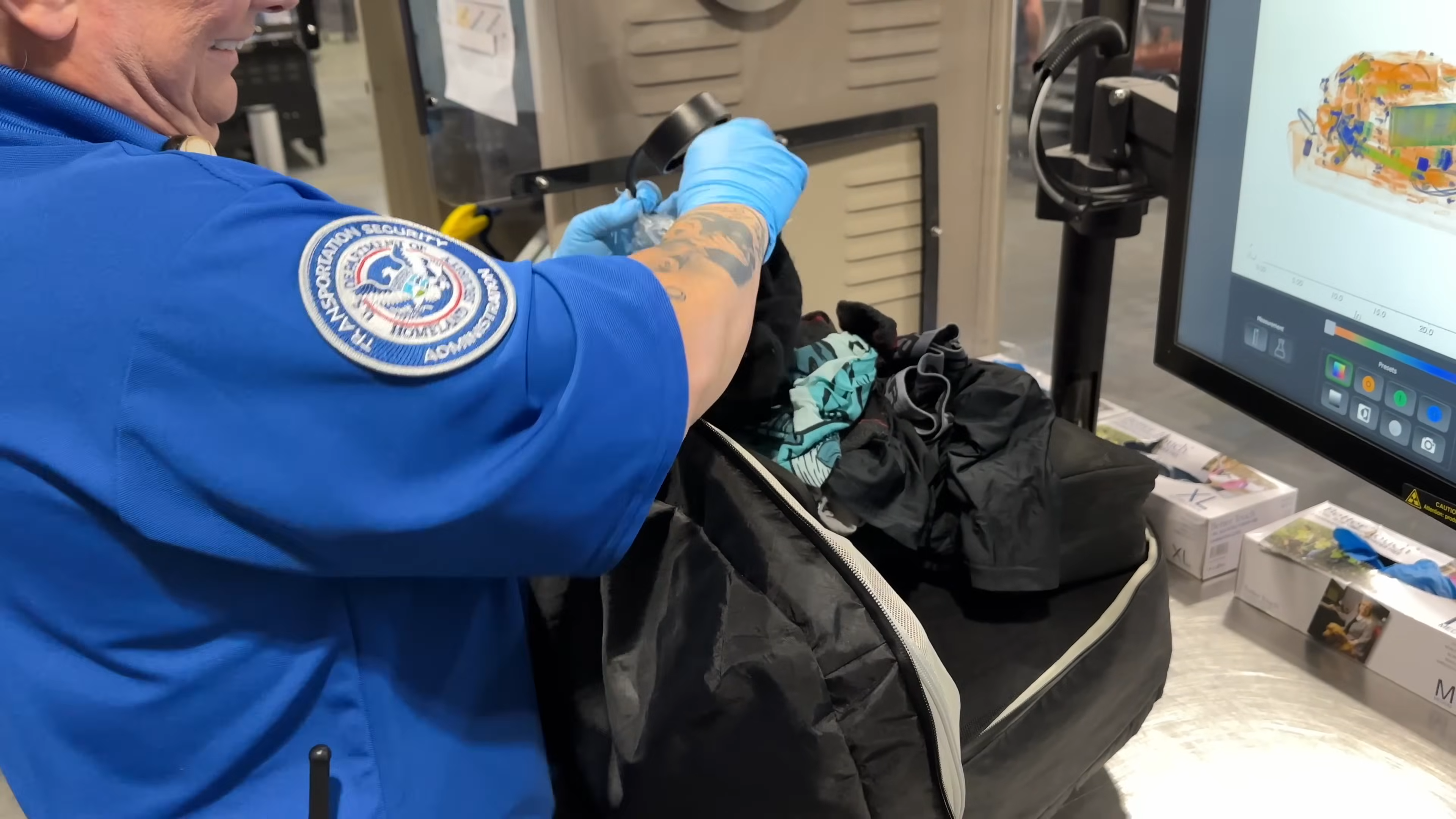 Packing errors TSA flags instantly
