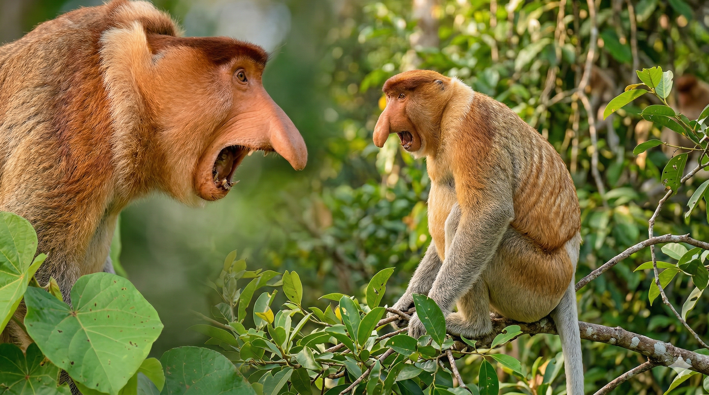 Watch what happens when bigger means more power in the wild