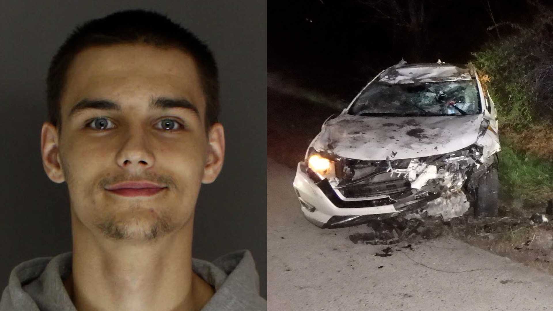 Man charged after evading police, overturning vehicle, police say