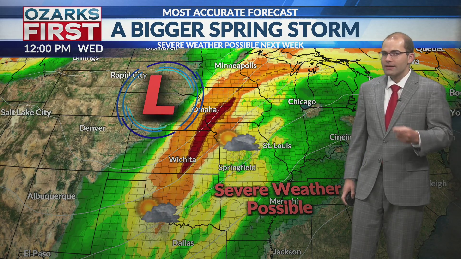 Active spring pattern begins tomorrow
