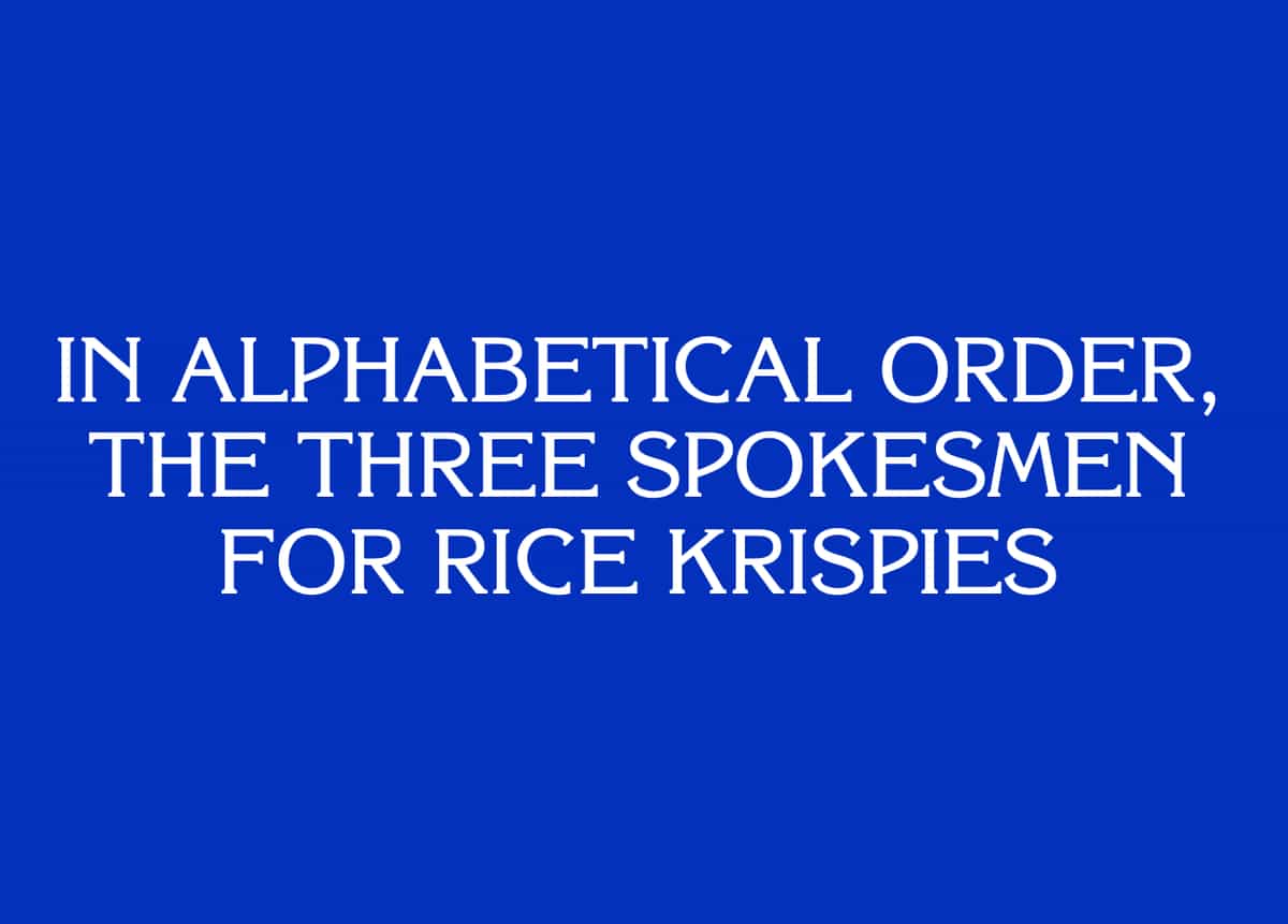 Tough 'Jeopardy!' pop culture questions