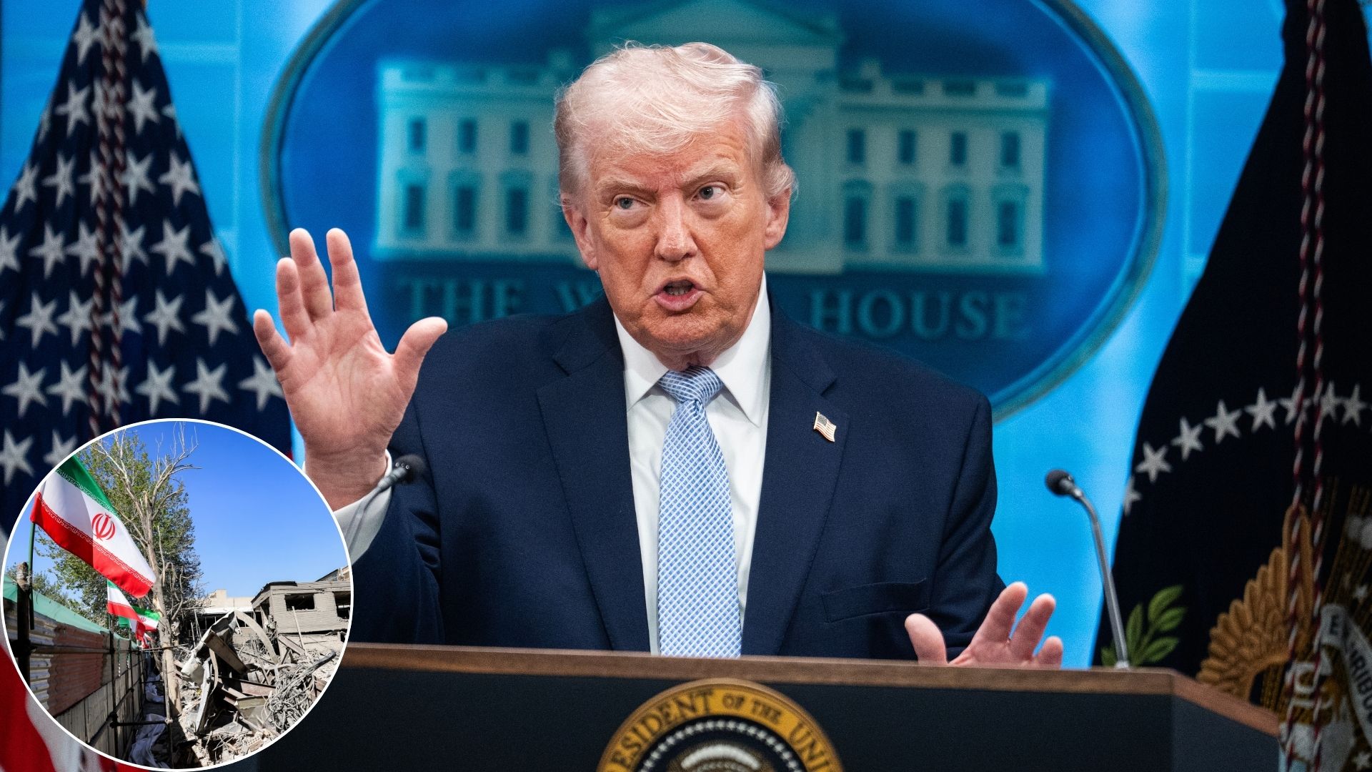 Trump says US will "dig up Iran’s nuclear dust"