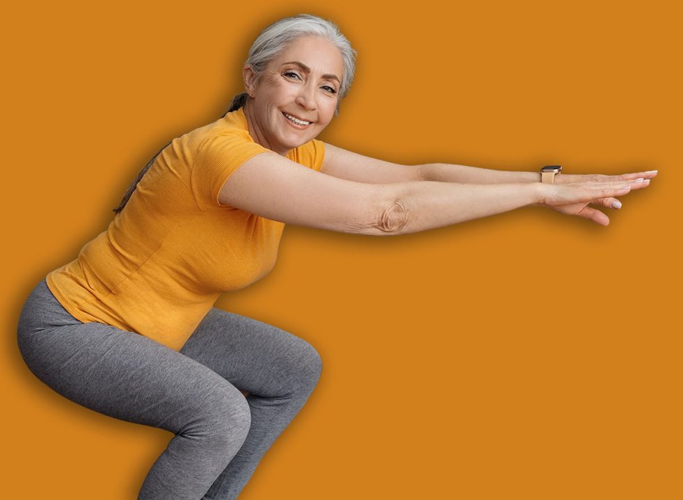 If you can hold a squat this long after 55, your lower-body power is ...