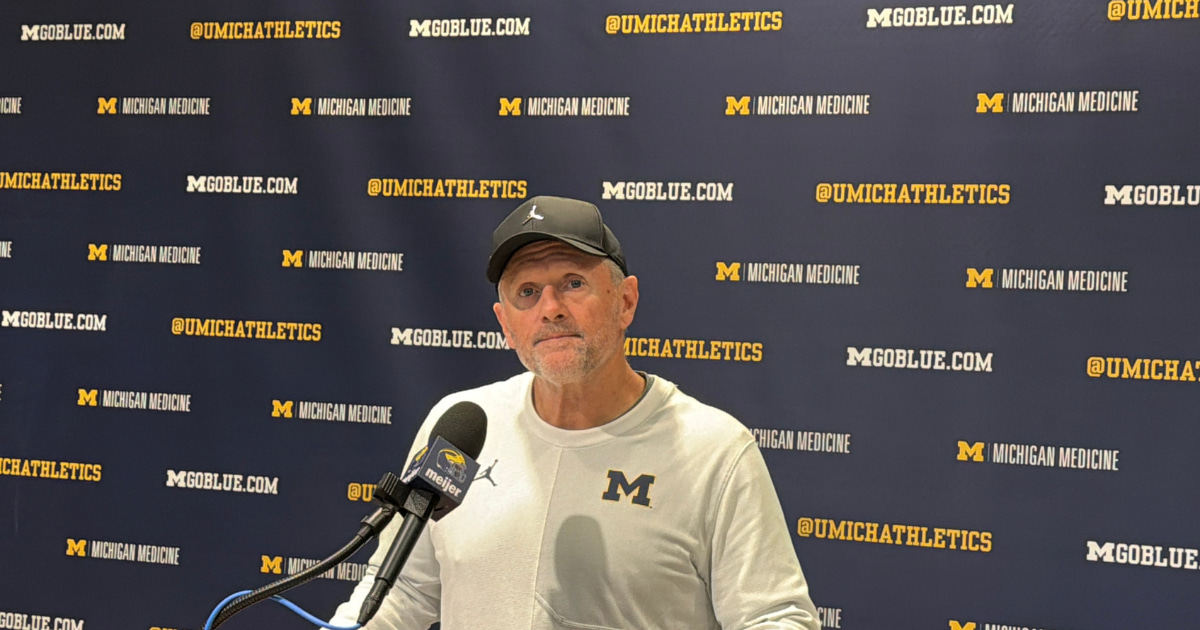 Watch: Kyle Whittingham discusses Michigan football 10 practices into ...
