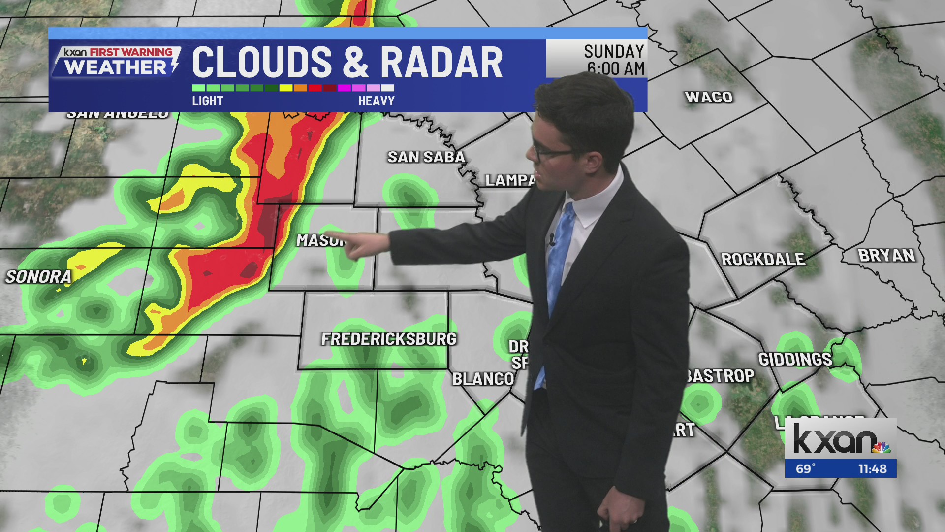Rounds of scattered strong to severe thunderstorms | KXAN weather ...
