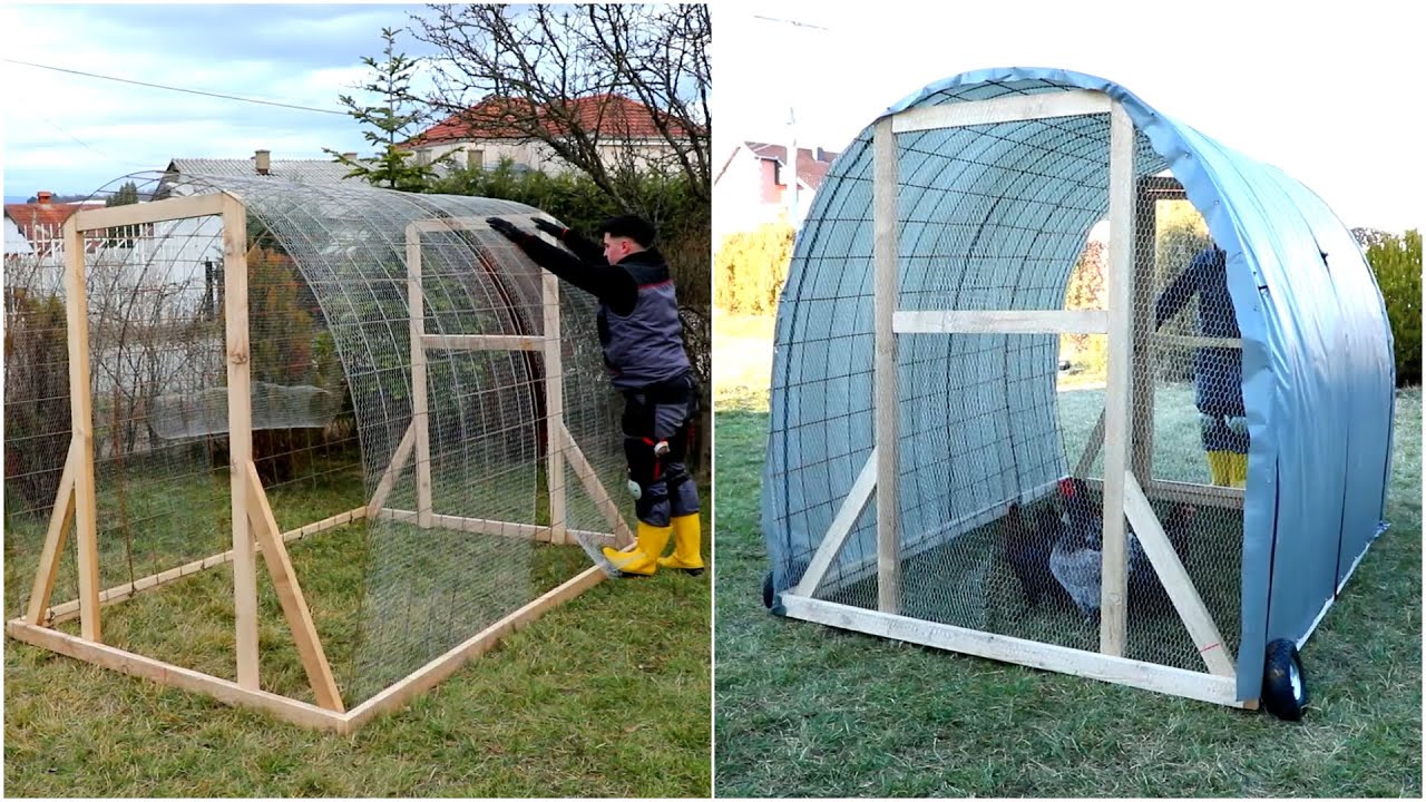 Building an outdoor chicken cage! DIY!