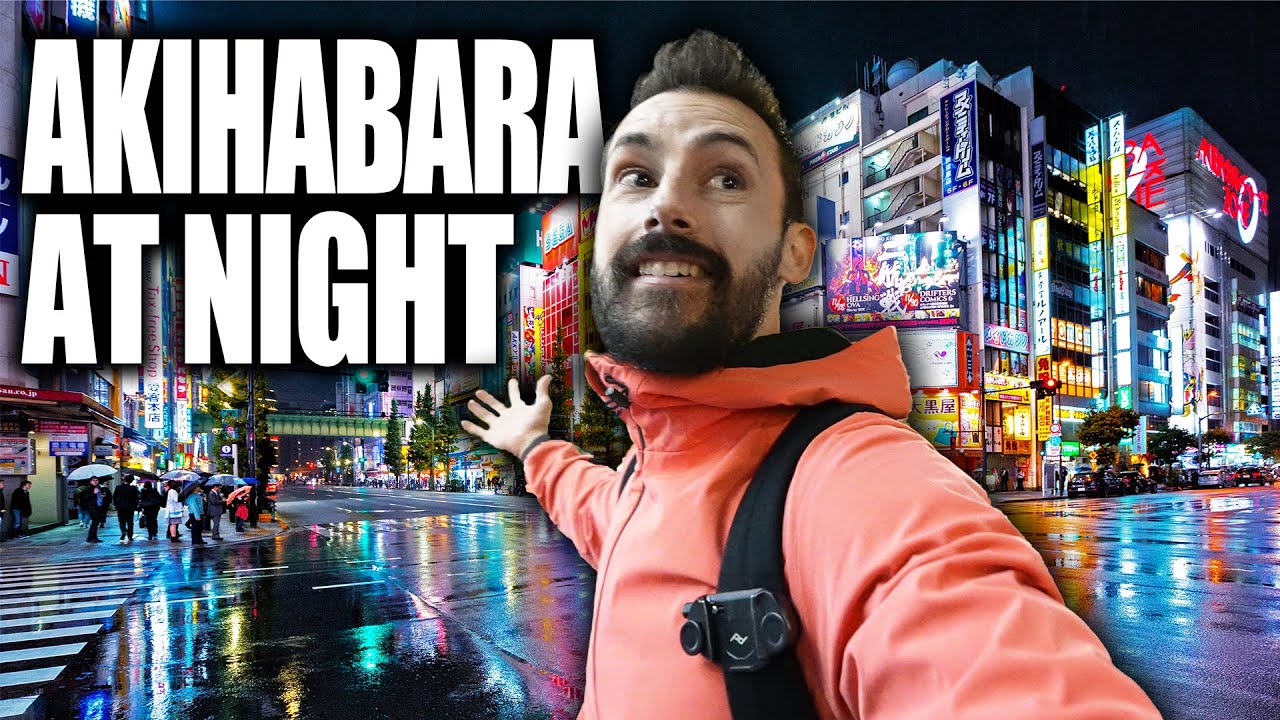 Exploring Japan’s Akihabara at night