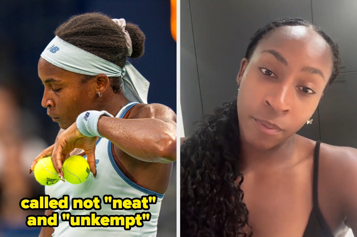 Coco Gauff responded after people called her natural hair "unkempt" in ...