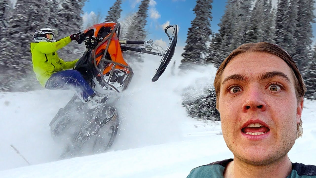 Building worlds largest snow bike - 1340cc Hayabusa