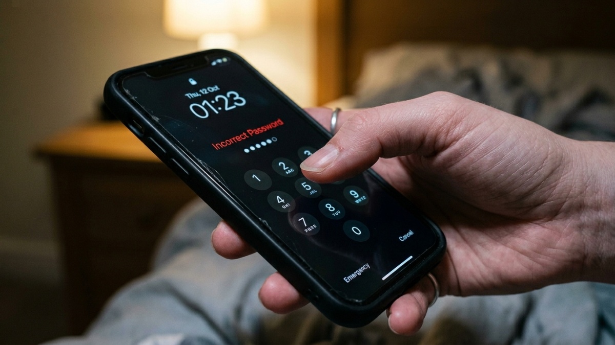 I checked his phone while he slept, and was shocked to find a stranger