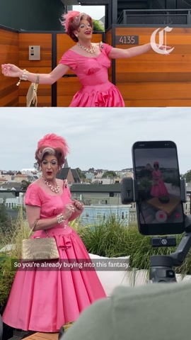 SF realtor records home tours in drag