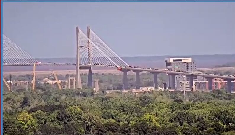 Heavy traffic reported on the Talmadge Bridge going from Georgia into ...