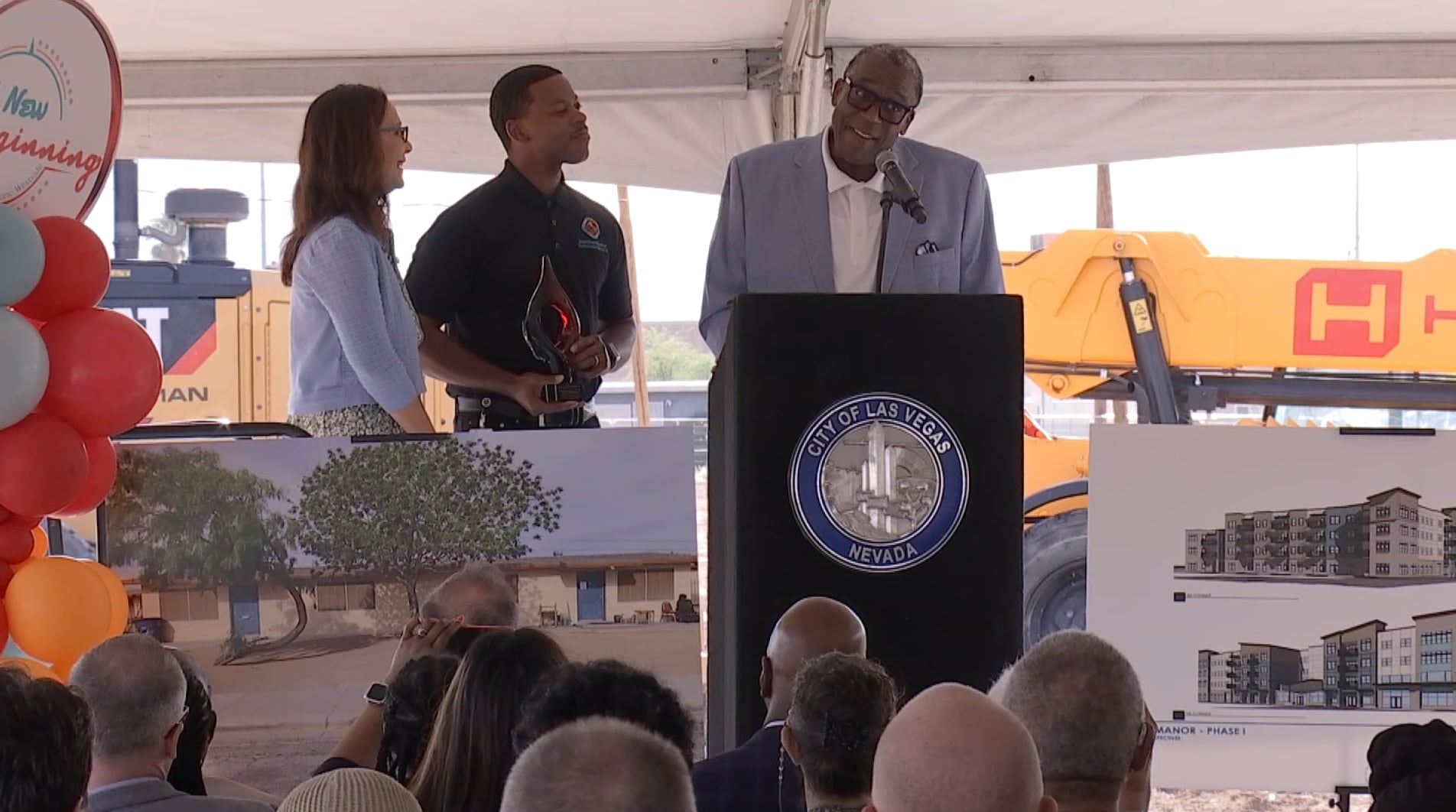 Las Vegas Valley leaders break ground on Marble Manor redevelopment