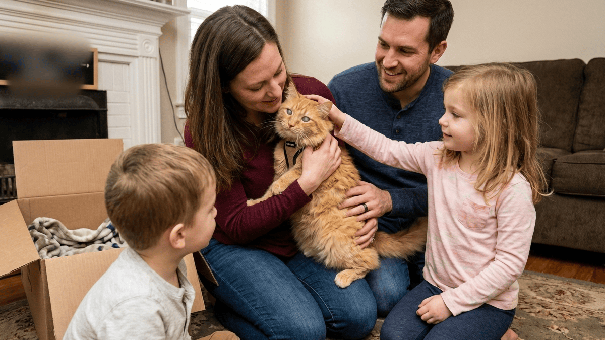 A blind cat who was rejected is rescued, and her new family proves that ...