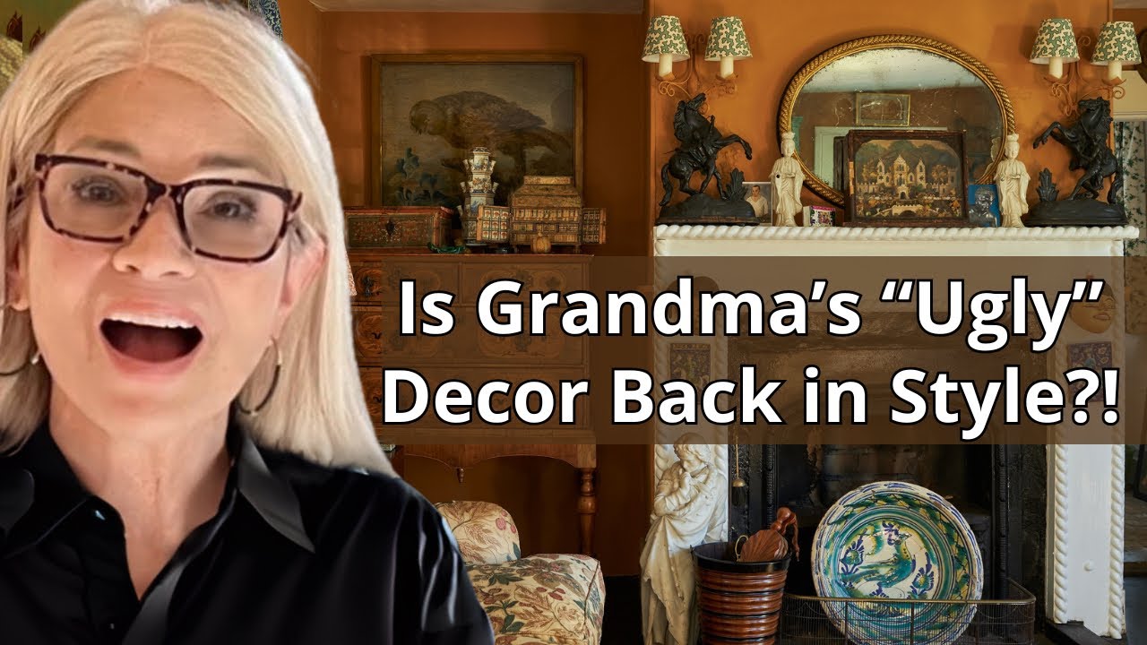 Vintage thrift haul and cozy grandma decor styling