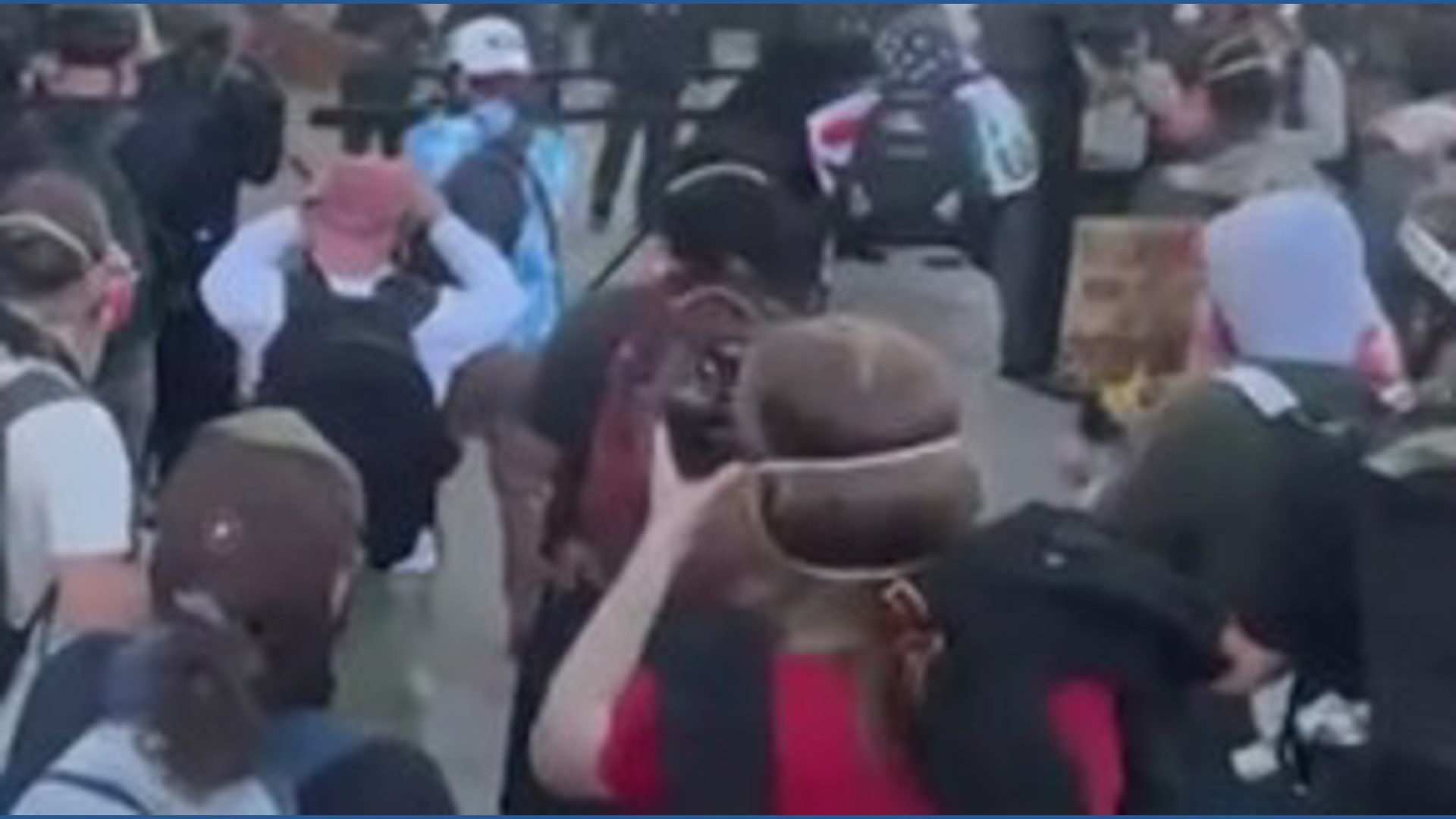 USC student loses eye after being hit at LA protest