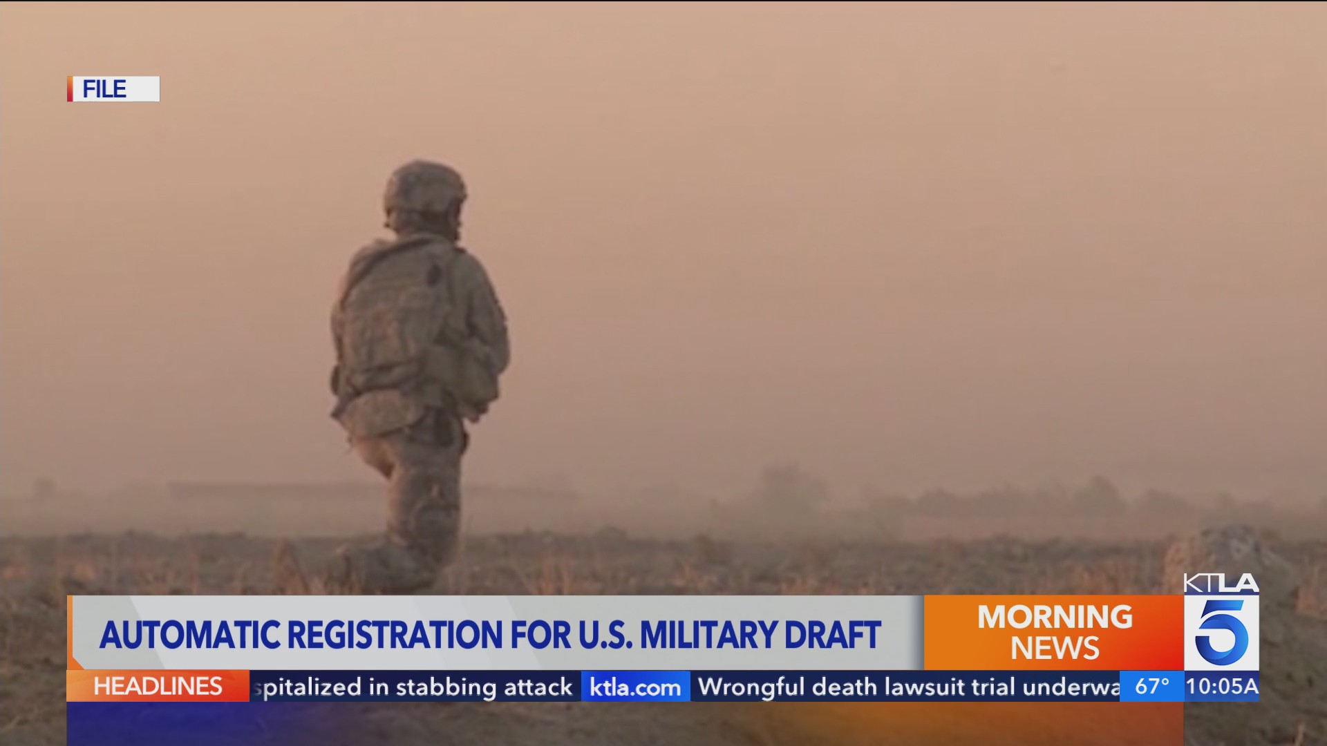 Registering for US military draft pool to become automatic