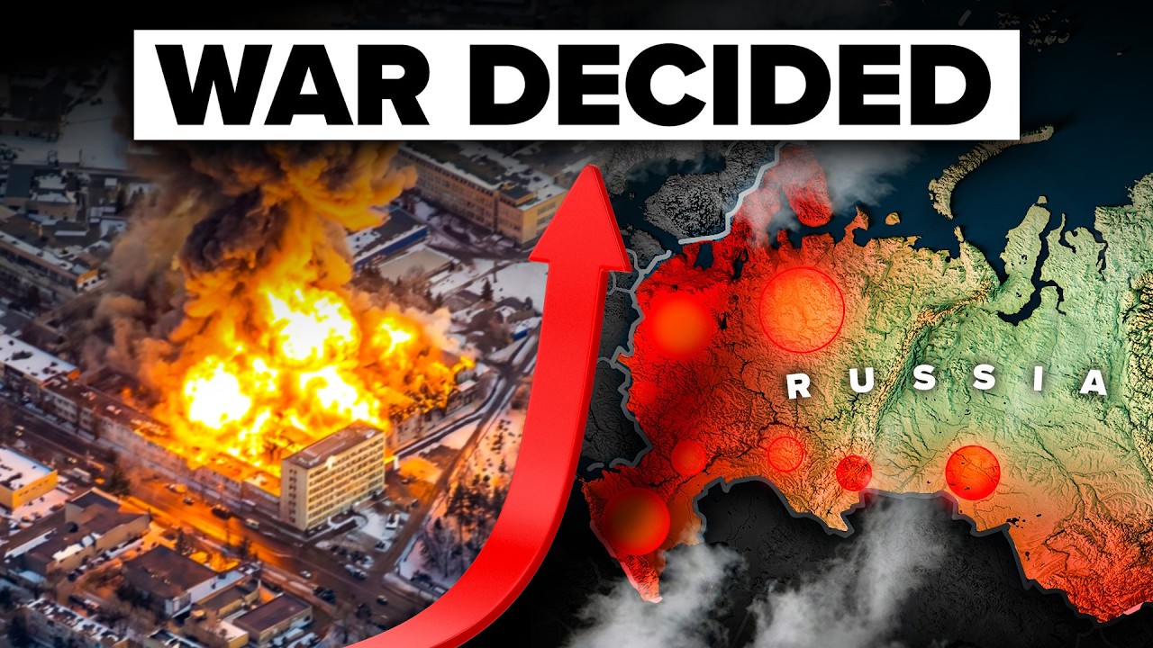 Ukraine just targeted everything... Russia’s entire strategic supply is ...