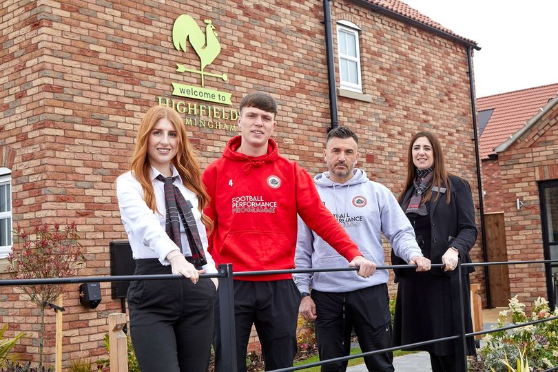 Immingham football club scores a winner at show homes opening for £105m ...