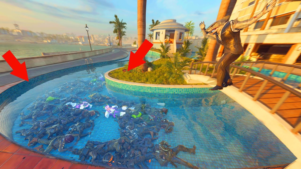 I found the whole enemy team hiding underwater all game