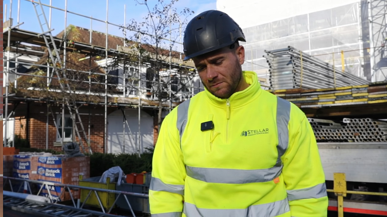 Our major scaffolding project was suddenly put on hold