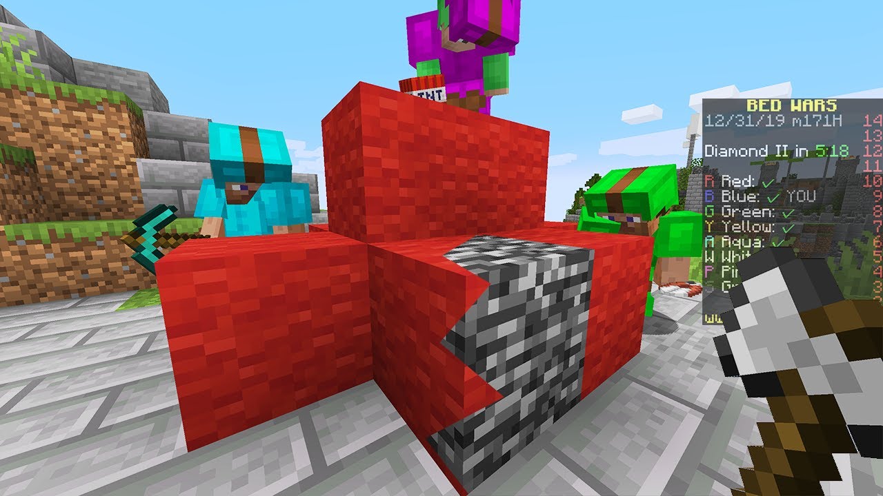 I secretly coded my blocks unbreakable in Bedwars