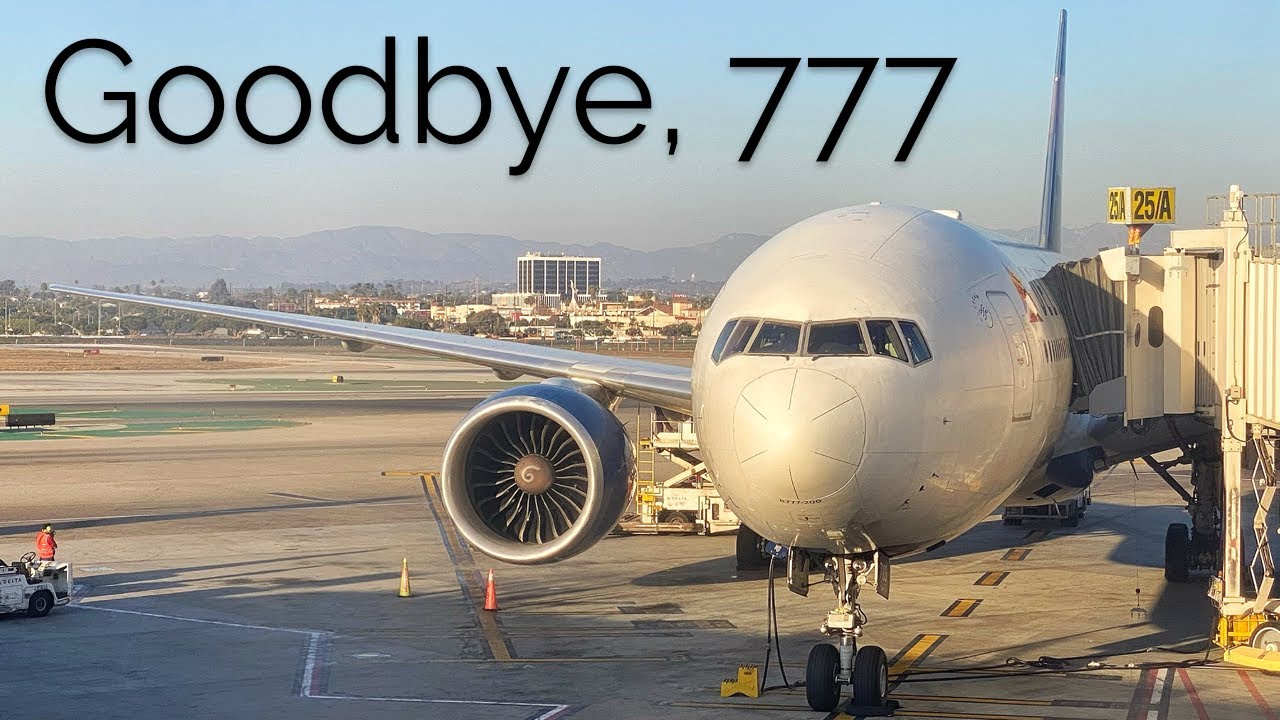 I can't believe it's goodbye to the Delta 777 ️