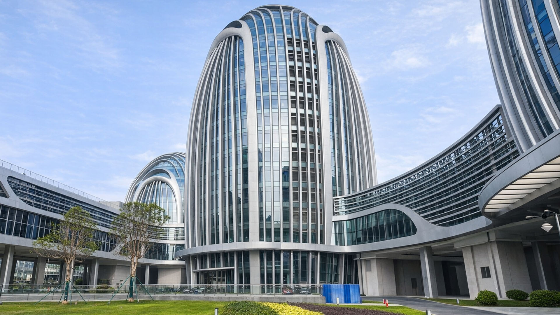 Este edificio en China muestra un diseño de cúpula distinto a las ...
