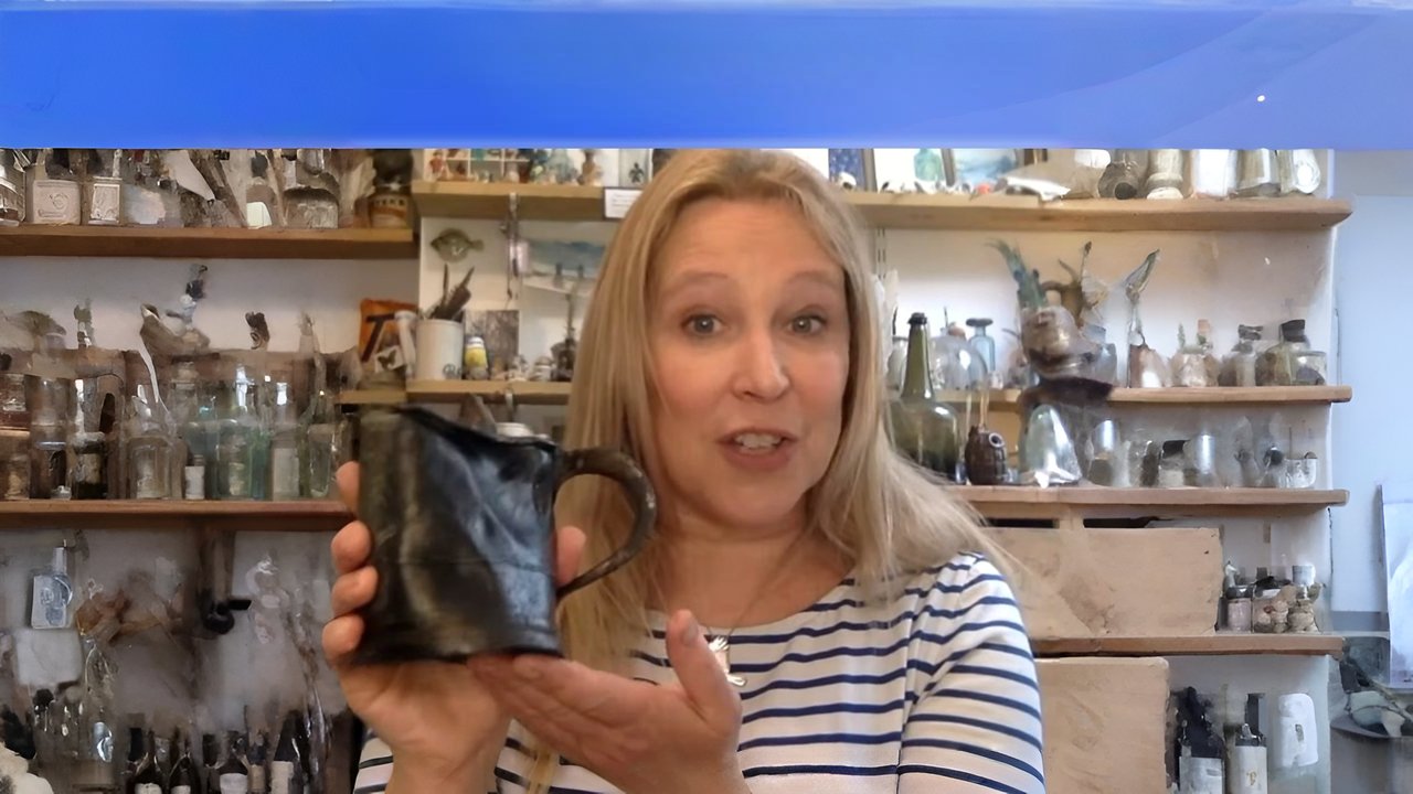 A pewter tavern mug finds new life